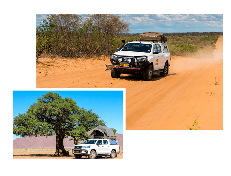 Botswana Self-Drive Safari Tours. Fully equipped Rental Car